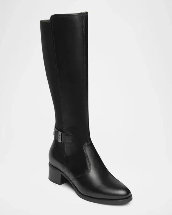 NEROGIARDINI 40mm Leather Knee-high Boots