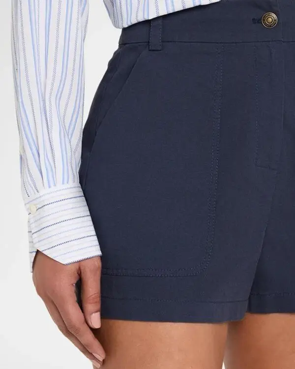 Ramy Brook Hilary High-rise Canvas Mini Shorts