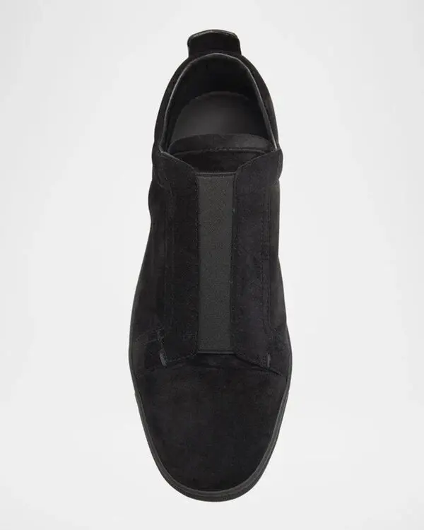 CHRISTIAN LOUBOUTIN Apos;s St Louis Suede Slip-on Sneakers