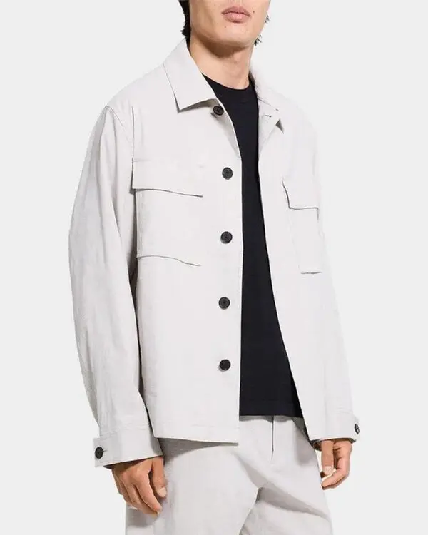 Theory Apos;s Organic Linen Field Jacket