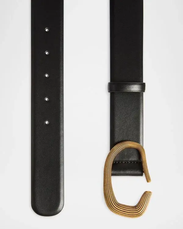 Khaite Santa Fe Leather Belt