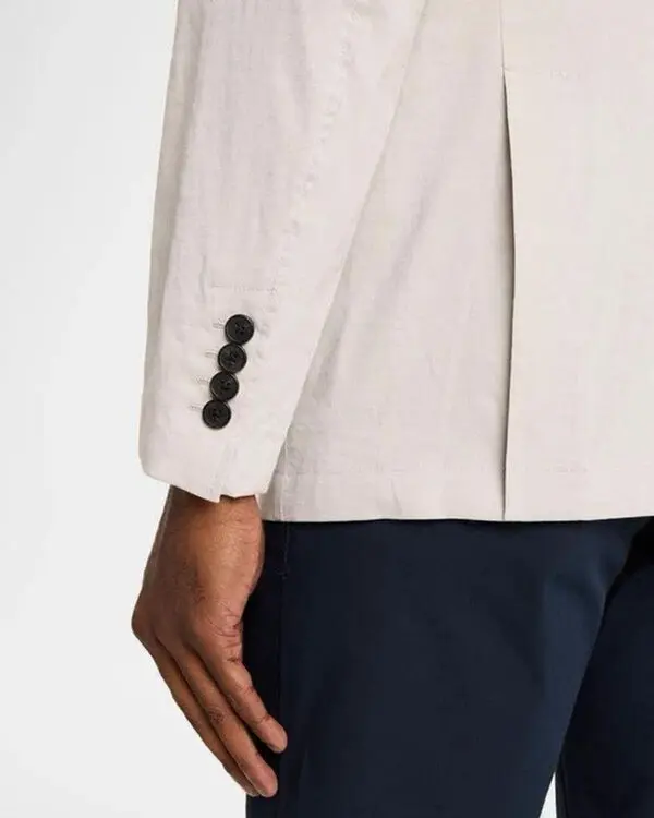 Theory Apos;s Organic Linen Single-breasted Blazer