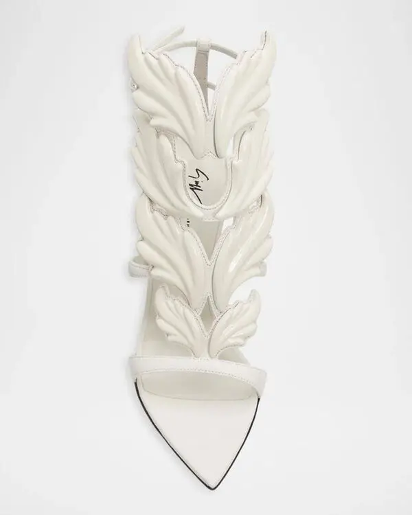 GIUSEPPE ZANOTTI 105mm New Cruel Leather Sandals