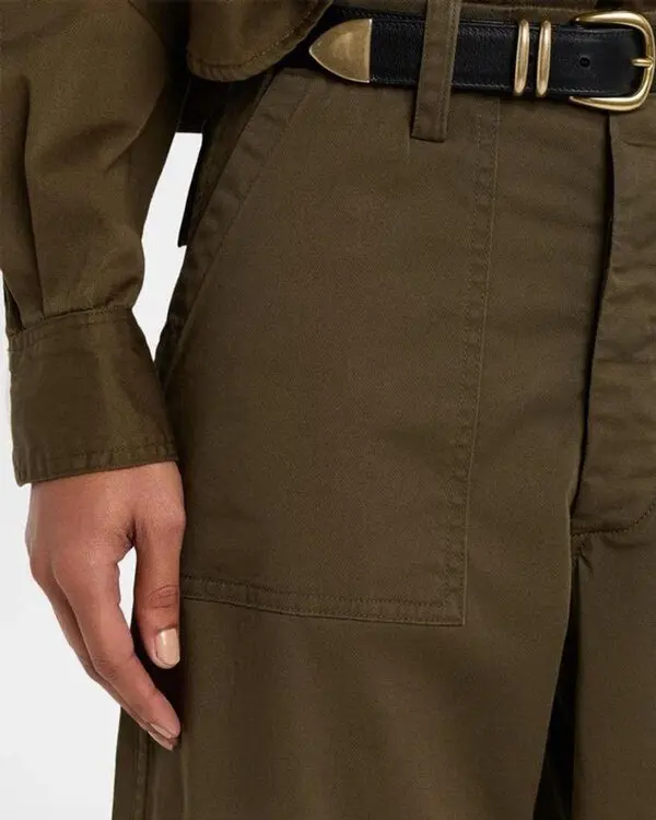 A.L.C. Brayden Cropped Pants - Olive