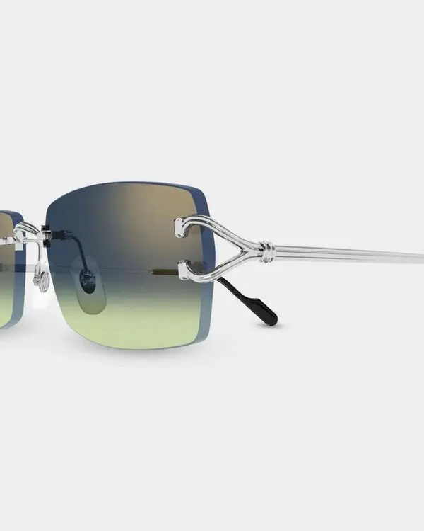 Cartier Apos;s Ct0550s-008 Metal Rectangle Sunglasses