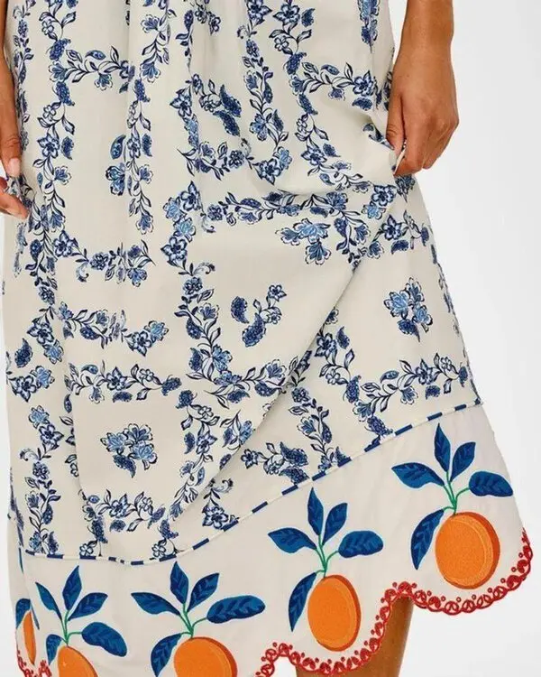 Rails Lexie Printed Cotton Midi Dress