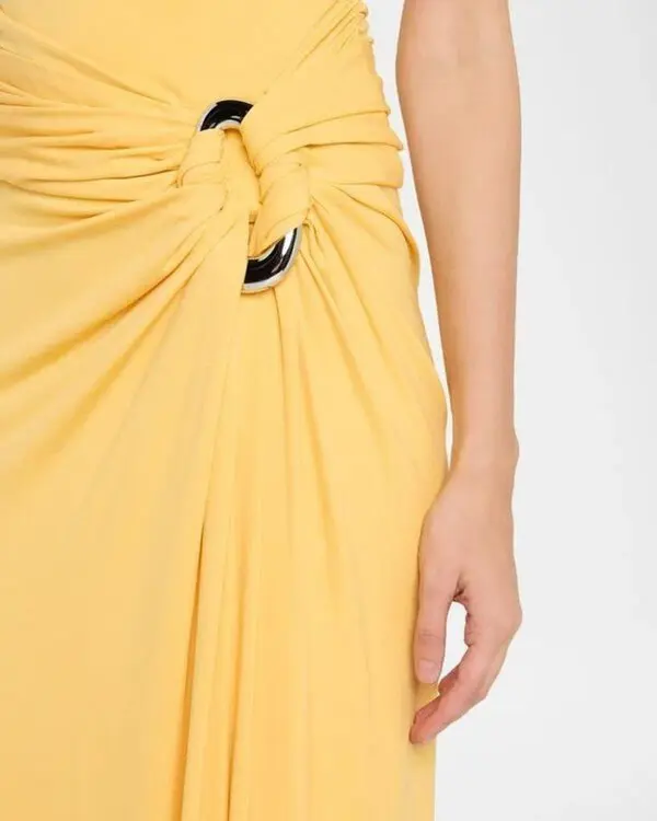 Simkhai Emma Strapless Jersey Bustier Maxi Dress - Mango