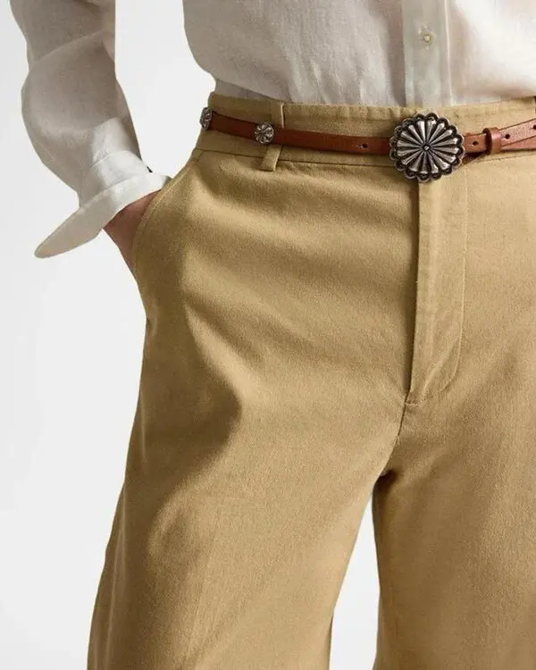 Polo Ralph Lauren Cotton-blend Wide-leg Pants