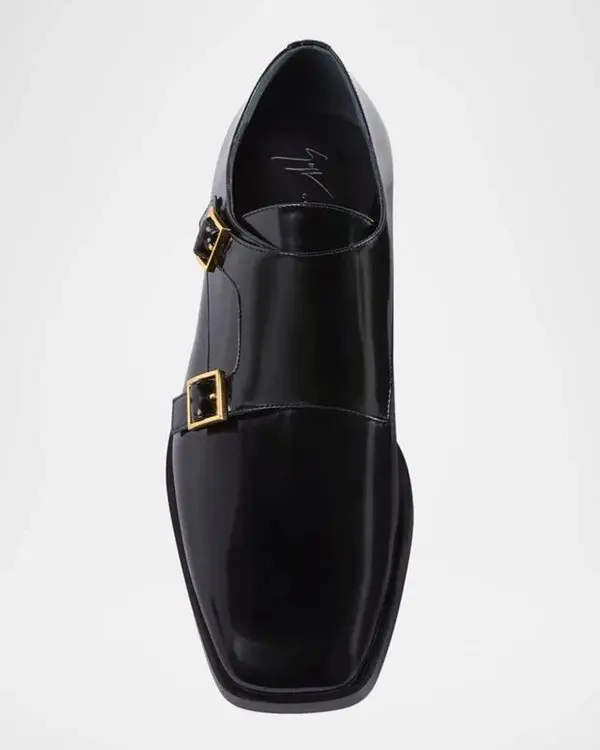GIUSEPPE ZANOTTI Apos;s Filler Leather Double-monk Strap Loafers
