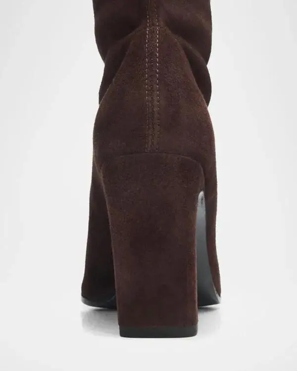STUART WEITZMAN Stassi 85mm Stretch Booties - Midnight E