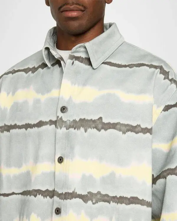 Off-White Apos;s Tie-dye Drill Button-down Shirt