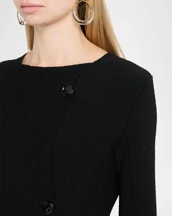Proenza Schouler Sukki Boucle Collarless Jacket