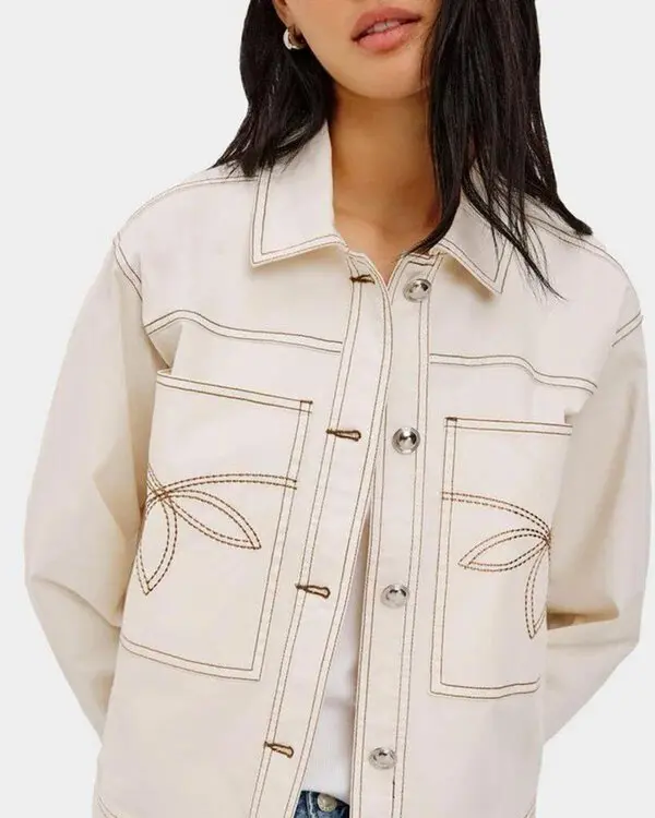 Rails Briggs Top-stitch Denim Jacket
