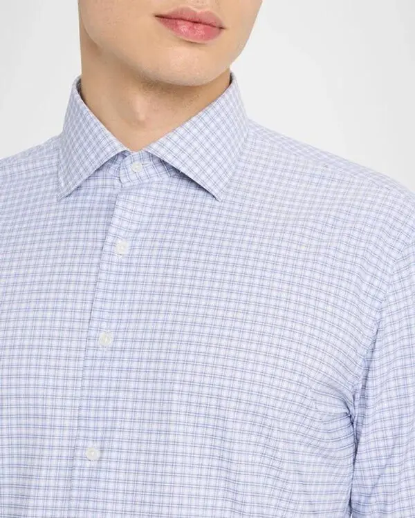Peter Millar Apos;s Phillip Performance Twill Check Sport Shirt
