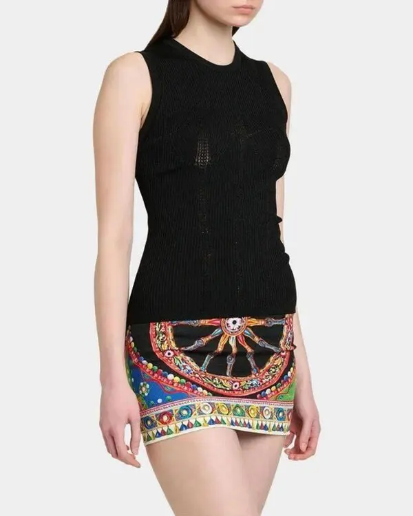 Dolce & Gabbana Mesh Tank - Nero