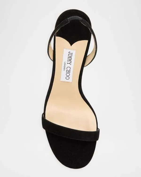 JIMMY CHOO Jenn 85mm Suede Slingback Sandals