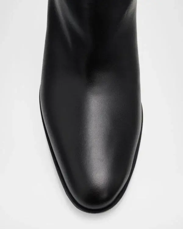 JIMMY CHOO 65mm Caly Leather Knee-high Boots