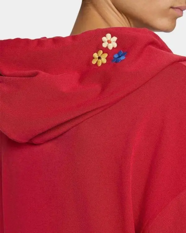 NAHMIAS Apos;s Daydreaming Graphic Cotton Crop Hoodie
