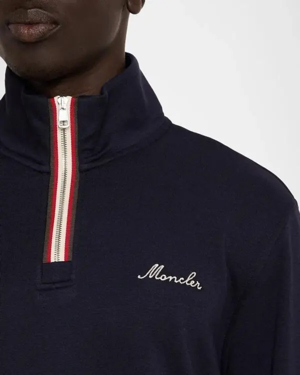 Moncler Apos;s Embroidered Logo Turtleneck Sweatshirt