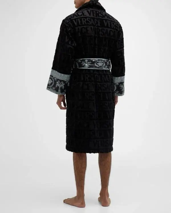 Versace Barocco Sleeve Robe