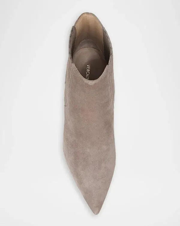 Veronica Beard 70mm Lisa Suede Ankle Booties