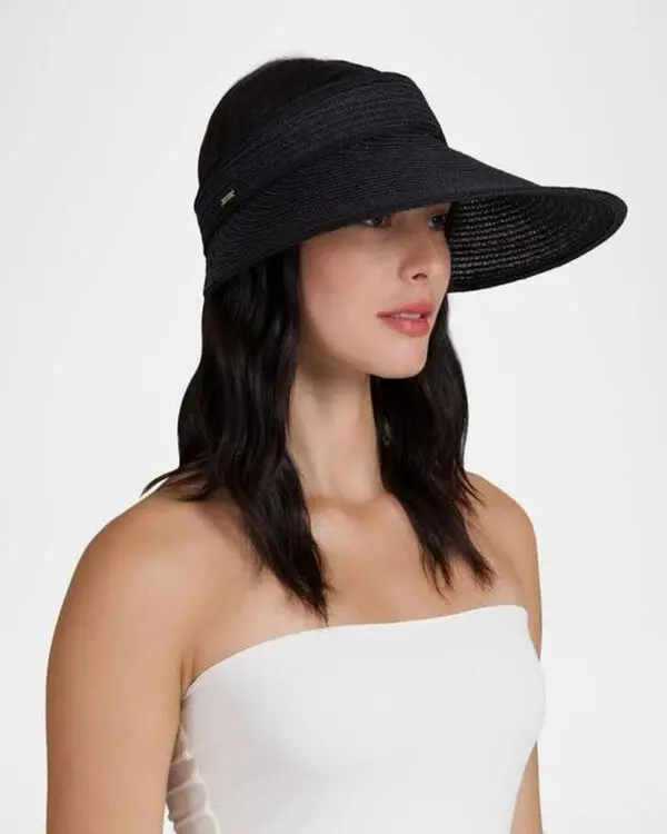 Eugenia Kim Trixie Packable Visor - Black
