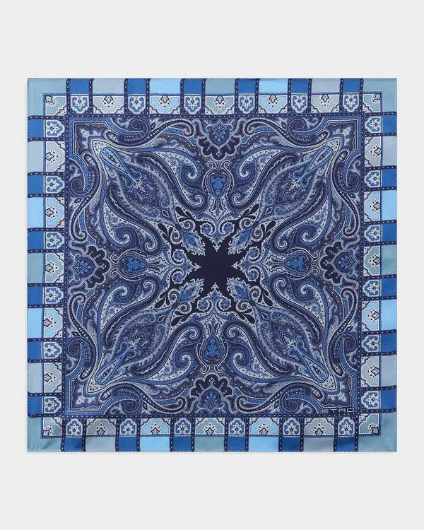 Etro Apos;s Paisley Silk Square Scarf