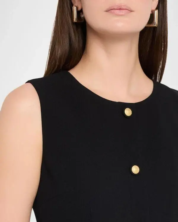 Kobi Halperin Briel Sleeveless Button-front Dress