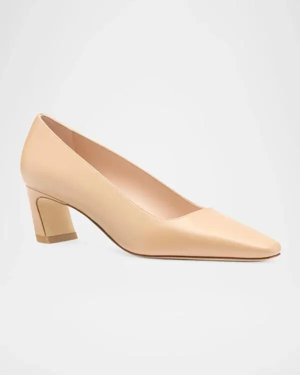 STUART WEITZMAN Stassi 50mm Leather Pumps
