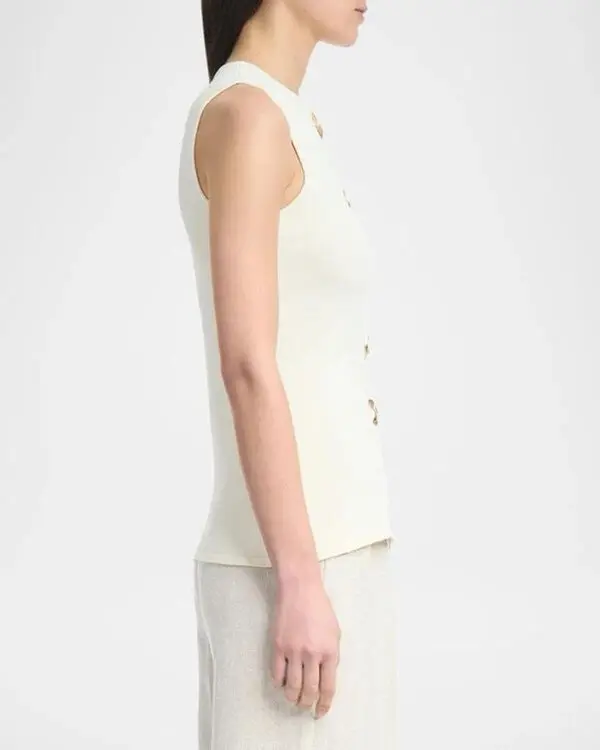 Altuzarra Happer Button-front Top