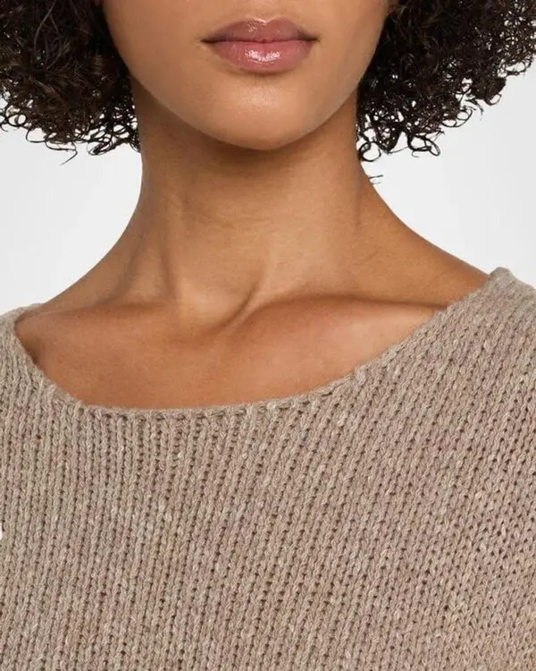 THE ROW Nitha Cashmere Knit Crewneck Sweater