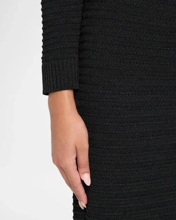 Misook Monochromatic Ottoman Knit Maxi Skirt