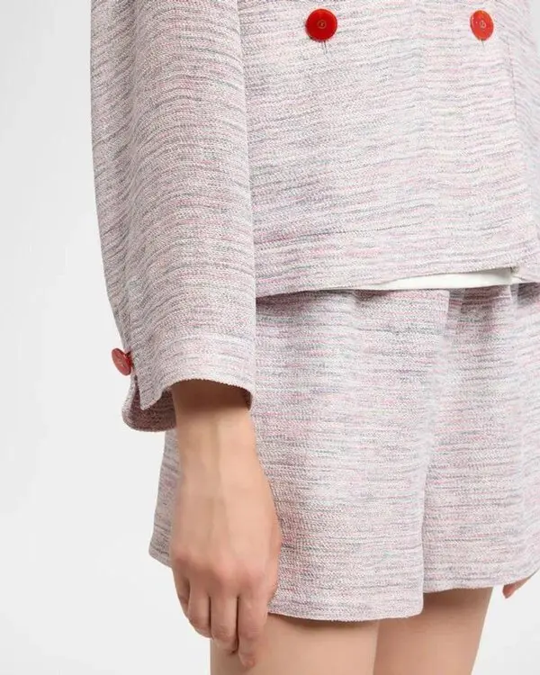 Giorgio Armani Single-breasted Linen Caban Coat
