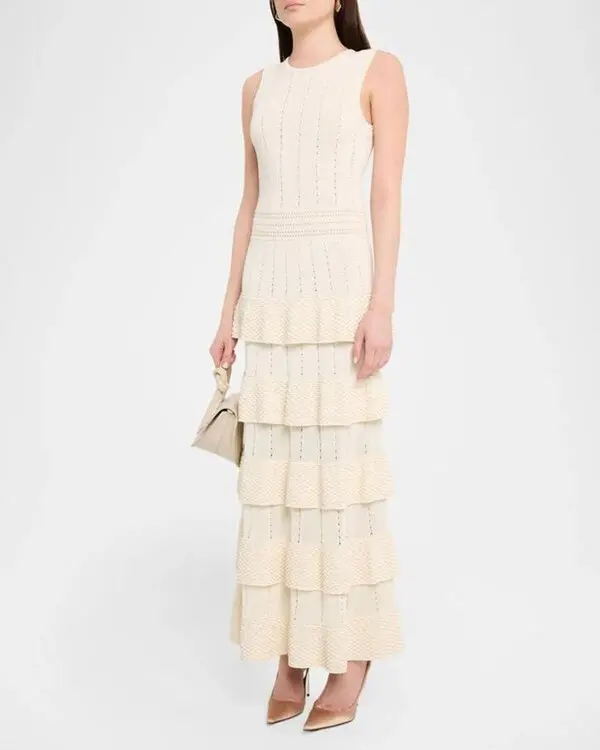Lela Rose Bobble Knit Piper Dress