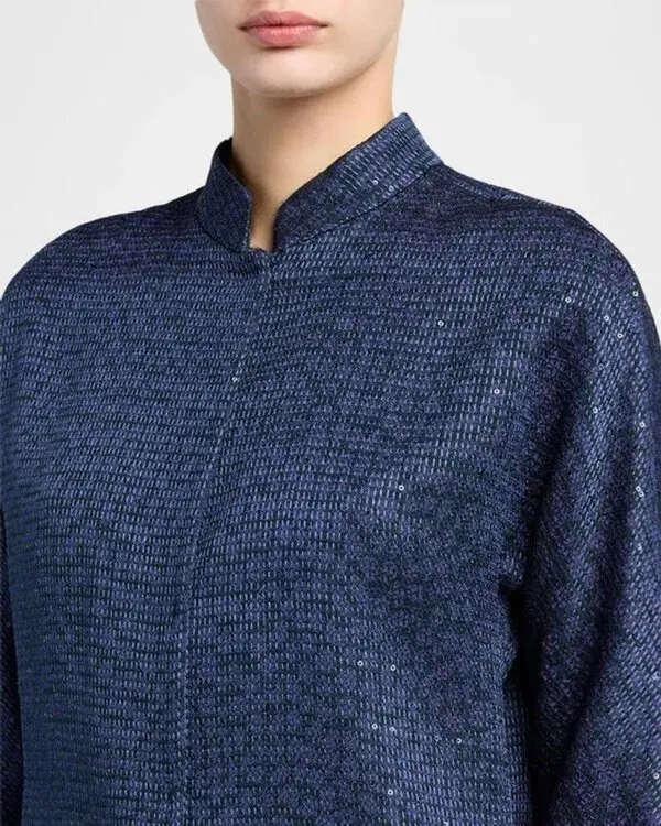 Giorgio Armani Sequined Single-breasted Blazer