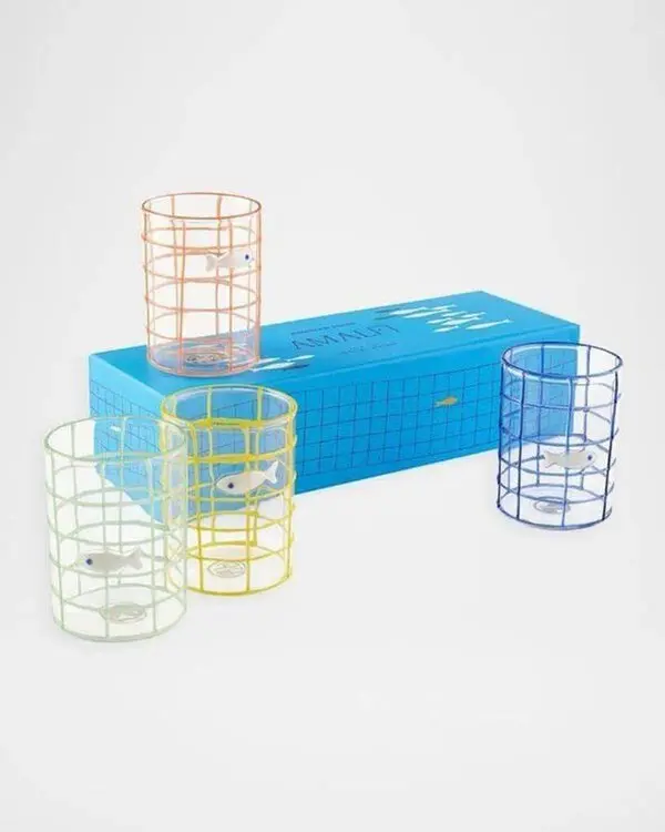 Jonathan Adler Amalfi 12.9 Oz. Glasses, Set Of 4