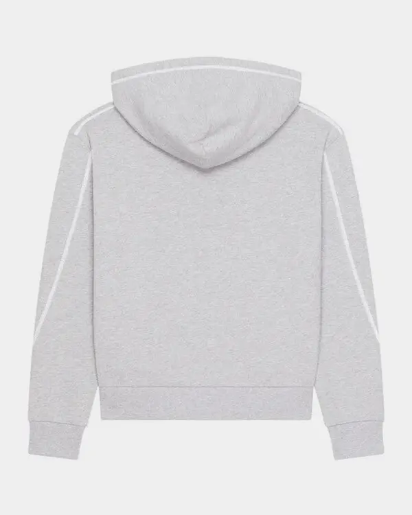Givenchy Apos;s Couture Seam Cotton Hoodie - Light Grey