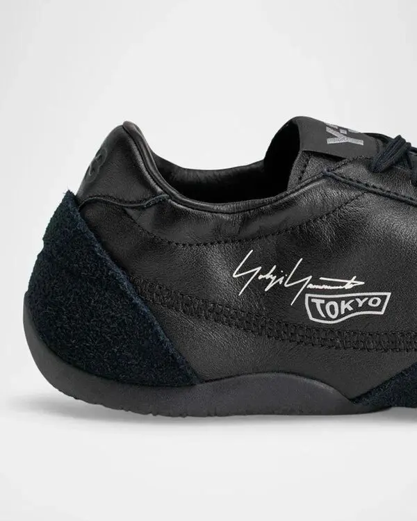 Y3 Apos;s Tokyo Warped Leather Sneakers