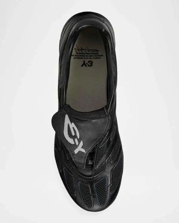 Y3 Apos;s Predator Precision Leather Sneakers