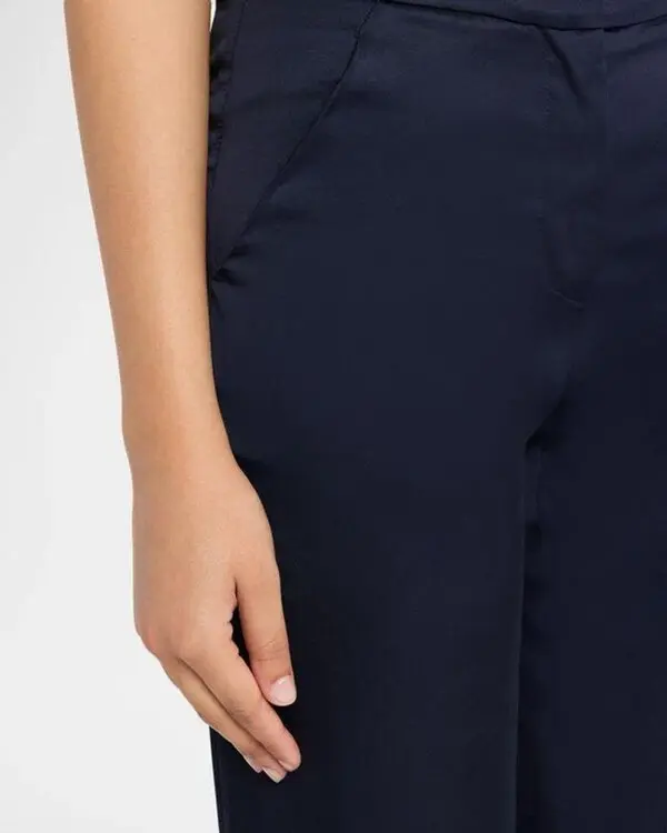 Veronica Beard Brixton Straight-leg Pants - Navy