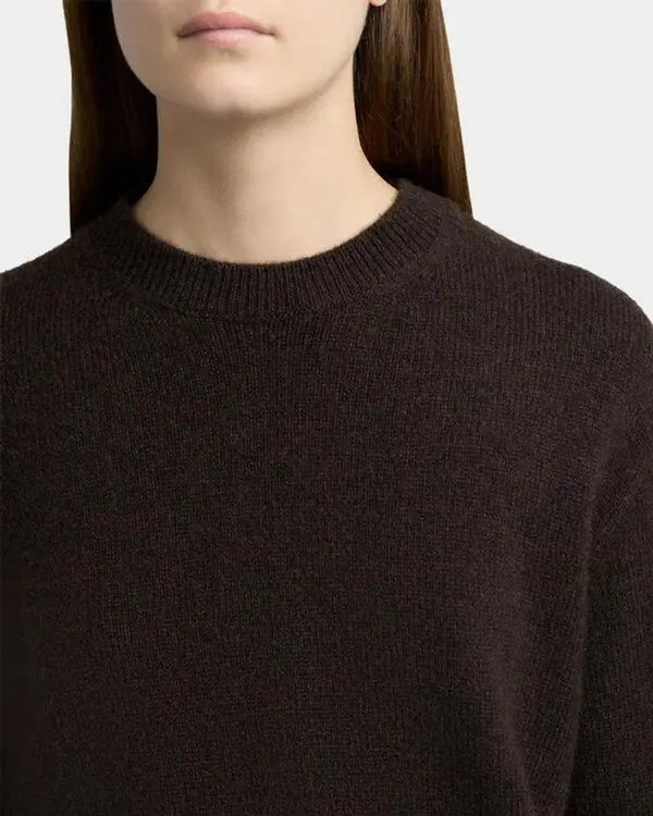 THE ROW Noler Cashmere Crewneck Sweater - Black