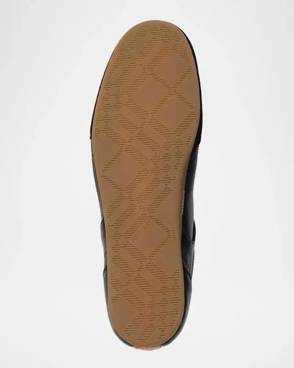 Burberry Apos;s Leather And Suede Knight Runner Sneakers