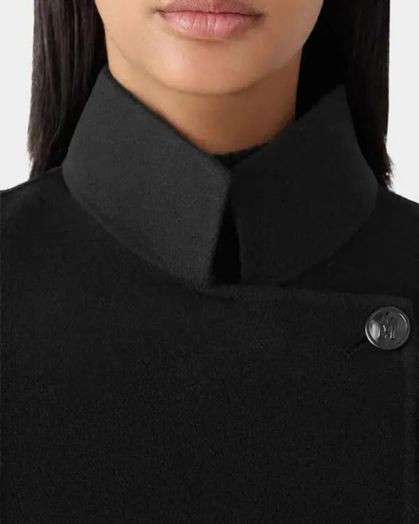 Mackage Annia Wool Flared Wrap Coat