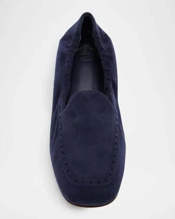 CHURCH & APOS;S Rika Brogue Leather Loafers - Blue