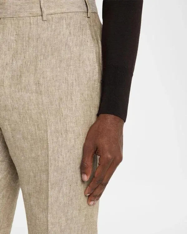 Zanella Apos;s Parker Linen Trousers - Sand