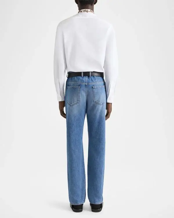 Givenchy Apos;s Couture Seam Straight Fit Shadow-washed Jeans