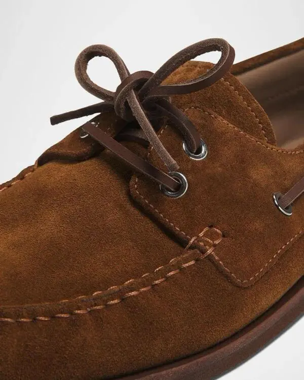 GIANVITO ROSSI Apos;s Vandée Suede Boat Shoes