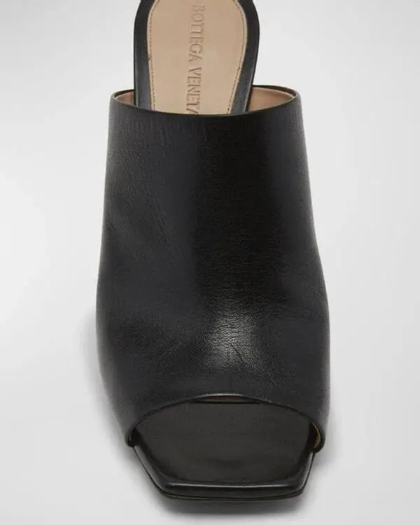 Bottega Veneta Knot Leather Heeled Sandals