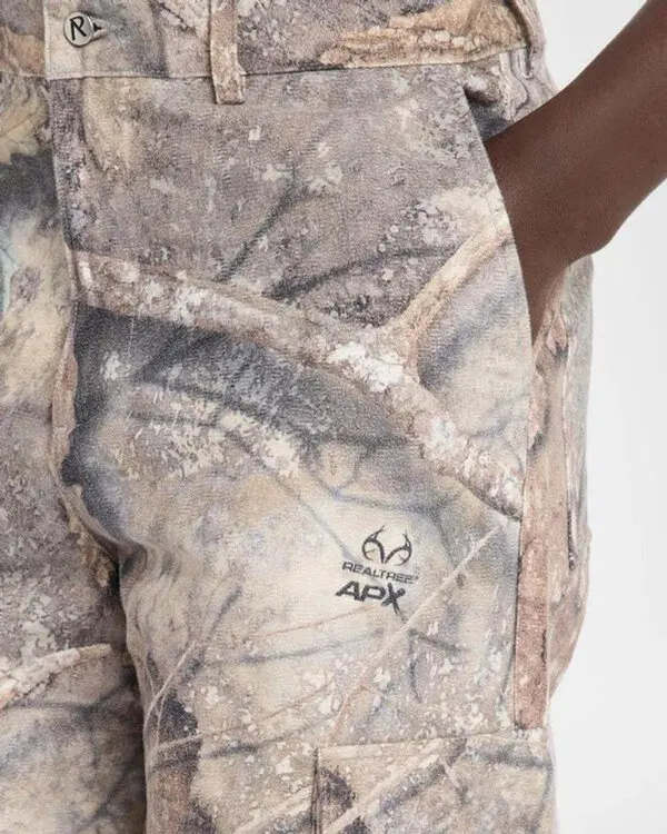 REPRESENT Camouflage Cotton Cargo Pants