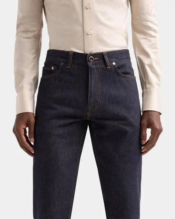 Isaia Apos;s Light Denim Slim Jeans